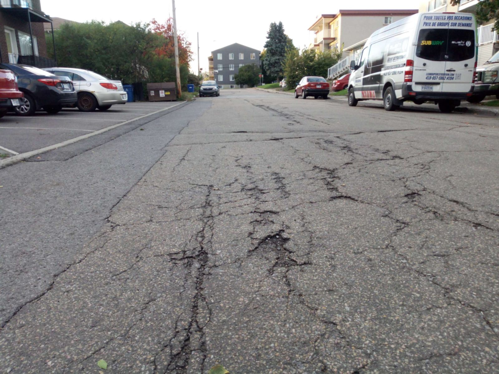 Avenue de Bouctouche, Québec, Québec - CAA Worst Roads
